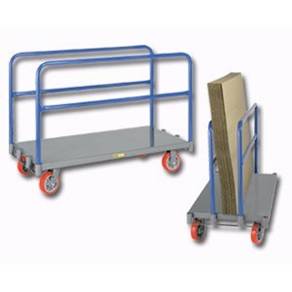 Little Giant Products - Div. O, A Frame Truck With 6" X 2" Non-Marking Polyurethane Wheels, Hapt-2448-6Py, Deck Size: 24 X 48", Cap. (Lbs.): 2000, Wt. (Lbs.): 117, Apt-2448-6Py