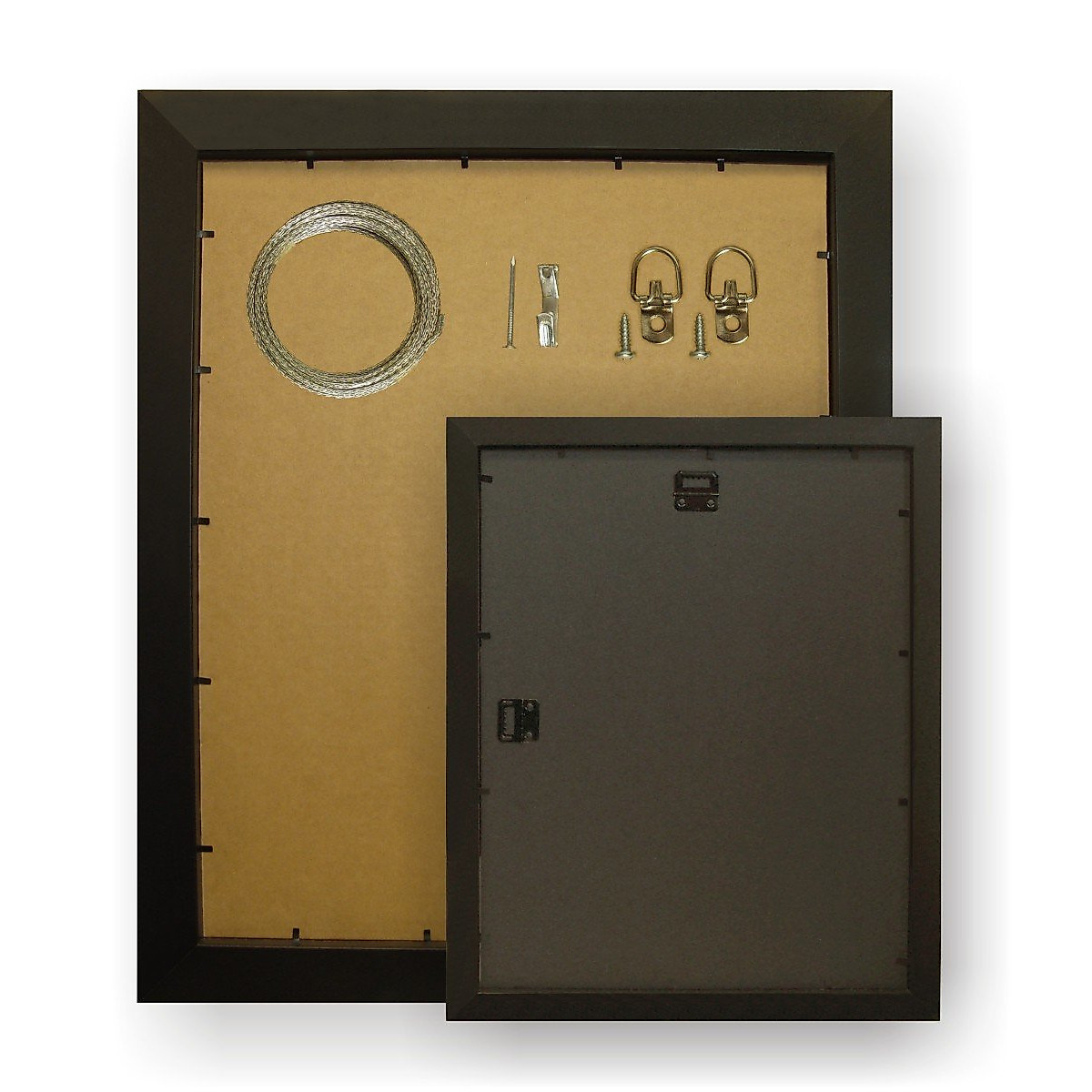 Craig Frames 21834700BK 11 by 14-Inch Picture Frame, Smooth Wrap Finish, 2-Inch Wide, Black