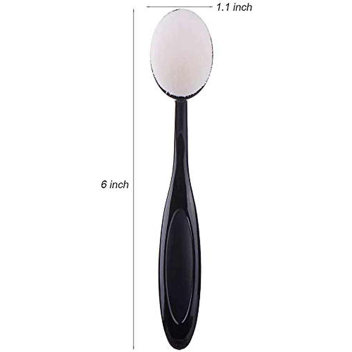 UNIMEIX 5 Pack Blending Brushes for Card Making Blending Tools for Drawing Blending Brush Blender（Size 3, 1.18" Brush Head, Black）
