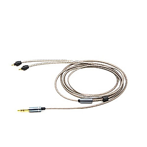 Silver Plated Audio Headphones Cable for Sennheiser IE 40 PRO IE40PRO