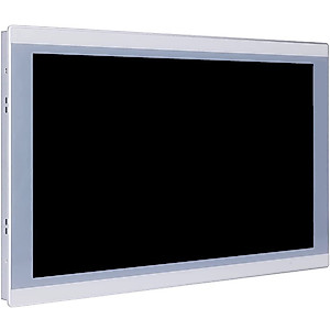 PARTAKER 17 Inch TFT LED Industrial Panel PC, All in One Desktop Computer, High Temperature 5-Wire Resistive Touch Screen,Intel J1900, Fanless VGA LAN RS232 COM, 4GB Ram 64GB SSD