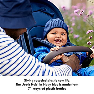 Joolz Hub+ - Parent Facing Stroller for Babies 6 Months+ (Up to 50 lbs) - Compact & Stylish - Easy Fold - One-Hand Steering - LED Lights - XXL Sunhood - Superior Comfort (Navy Blue)