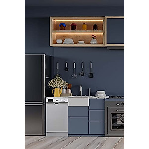 RCA RZ0381 Front Control-Built in FULLSIZE Dishwasher, 57 DBA, Stainless Steel, 18” WIDE, Stainless