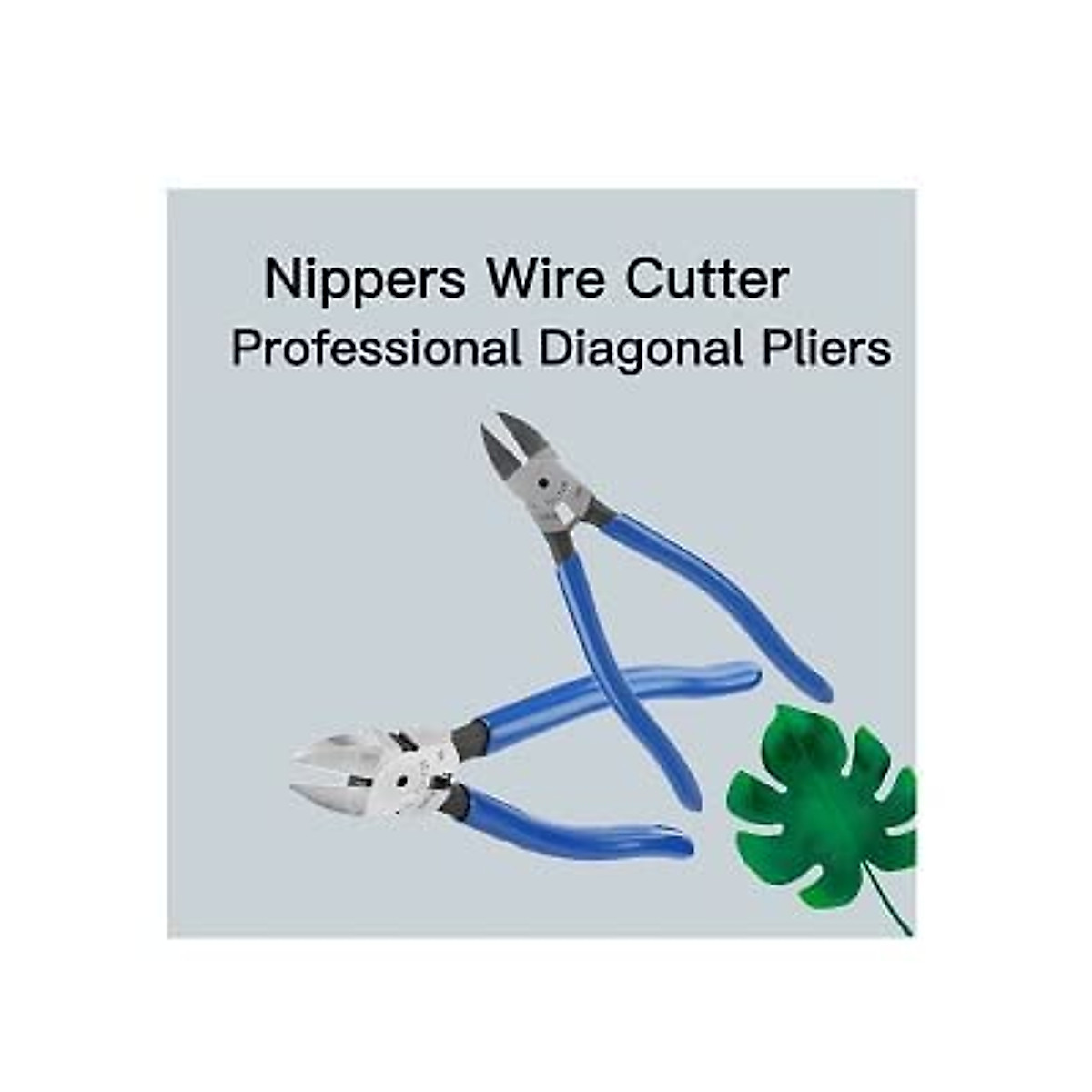 8inch Blue Diagonal Flush Wire Cutting Pliers Precision Side Cutters Pliers Ideal for Clean Cut and Precision Cutting Needs (1)