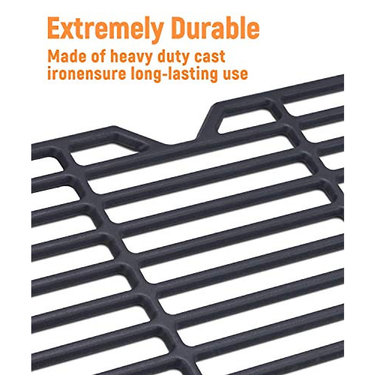 SHINESTAR 16 7/8 Inch Grill Grates Replacement for Thermos, Charbroil 463436215, 463432215, 461442114, 463420508, 463436214, Master Chef, Backyard Gas Grill Parts, Heavy Duty Cast-Iron, 3-Pack