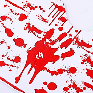 Aneco Halloween Bulletin Board Border Bloody Style Bulletin Board Decorations Scalloped Borders for Classroom Decoration, 65.6 Feet