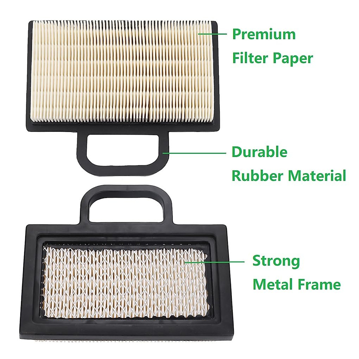 Annolai 499486 499486S Air Filter LA135 Tune Up Maintenance Service Kit for John Deer-e LA120 LA130 LA140 LA150 L120 LA145 D130 D140 GY20575 GY21056 BS 695667 698754 V-Twin 18-26 HP Mower