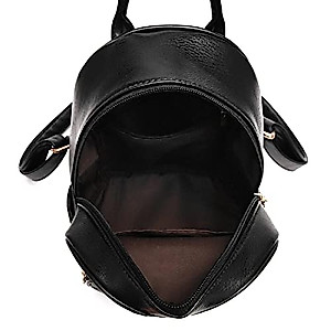 Noviko Cute Mini Backpacks Girls Small Black Backpack Purse Teens Girls