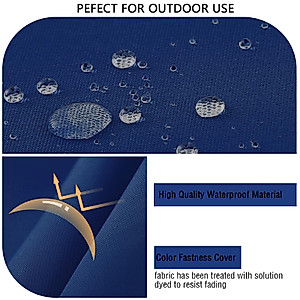 idee-home Outdoor Bench Cushion 48 inch, Patio Bench Cushion Indoor, Patio Furniture Chair Pad, Porch Swing Cushion with Ties, Bay Window Seat Sofa Garden Replacement Loveseat Cushion