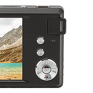 HD Digital Camera, 3.0in LCD, 48MP, 4K Video, 16X Zoom, Anti Shake, Beauty Mode, Portable with Fill Light for Teens Kids Beginners (Black)