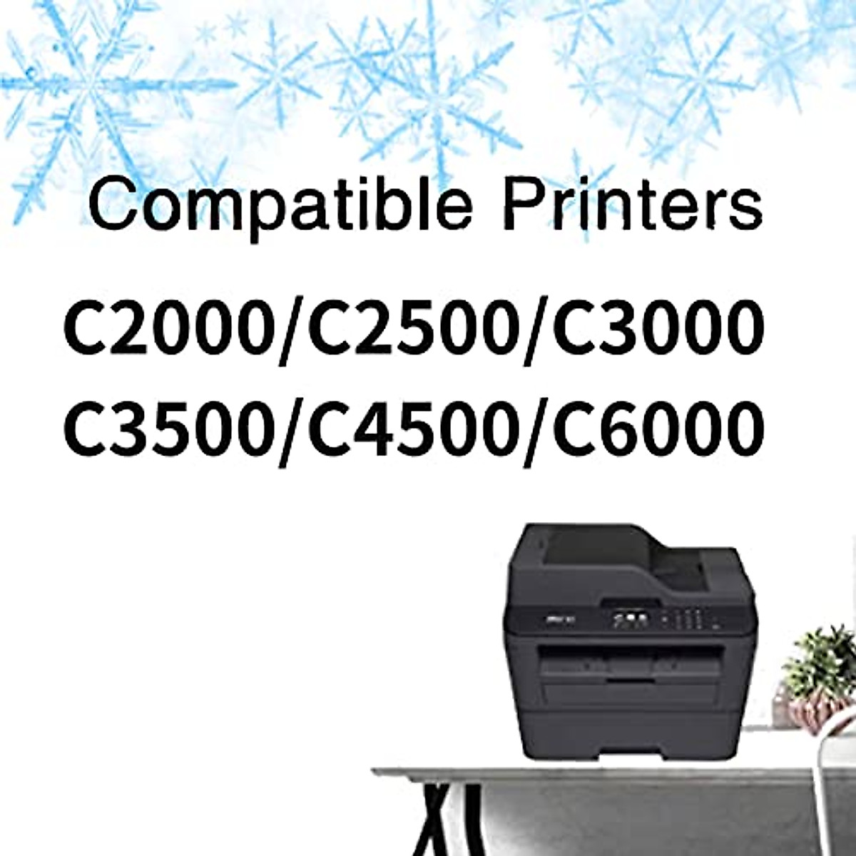 MPC3000 Waste Toner Container Compatible for Ricoh MPC3000 418425 DOBQ6400 With C2000 C2500 C3000 C3500 C4500 C6000 Printers 2-pack