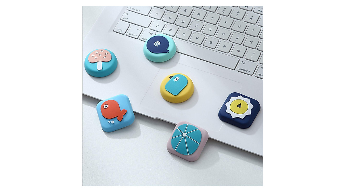 Door Stopper Wall Protectors 6 Pack - Soft Rubber Cushion with Fun ...