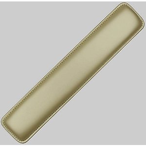 Keyboard Wrist Rest Pad,Soft PU Leather Wrist Support with Interior Soft Cushion Foam for Office/Computer/Laptops/Keyboard,Easy Typing & Pain Relief,16.5" Gold