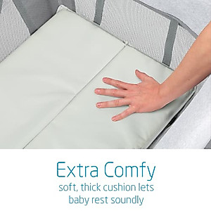 Maxi-Cosi Swift Play Yard, Extra-Comfy, Thick Mattress, Essential Grey