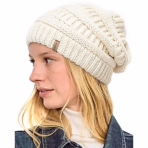 FURTALK Womens Winter Slouchy Beanie Hat Knit Warm Winter Hats for Women Soft Stretch Ski Cap Ladies Beanies