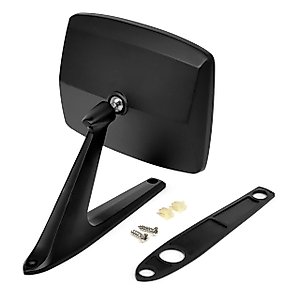 Outside Mirror Satin Black Driver or Passenger Side For 1966-1979 Ford F-100 Pickup Truck
