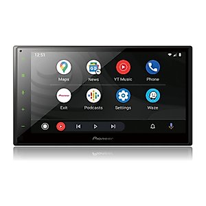Pioneer DMH-Z5150BT 7" WVGA Display, Apple CarPlay, Android Auto, Built-in Bluetooth, AppRadio Mode, Pandora, Spotify, MIXTRAX, USB/AUX Digital Multimedia Video Receiver / FREE ALPHASONIK EARBUDS