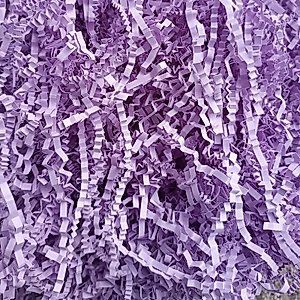 MGOHNACL 1/2 LB Crinkle Cut Paper Shredded Paper for Gift Box Baskets Filler, Purple Crinkle Cut Paper Shred Filler Confetti for Packaging