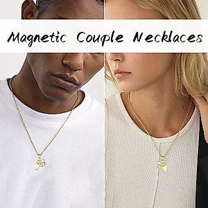 jagosen Game Controller Necklaces Matching Necklace for Couples Console Handle Pendant for Best Friends Him and Her Lovers BFF Friendship Jewelry
