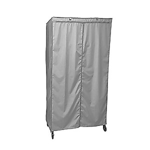 Formosa Covers | The Original Storage Shelving Unit Cover, Keep Garage, Closet, Medical Office, Kitchen, Yard Neat | Wire Steel Metal Shelf Accessories Fits Racks 36" W x 24 D x 72 H (Cover Only Grey)