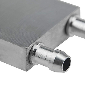 BXQINLENX 2PCS Aluminum Water Cooling Block for Computer PC CPU Graphics Radiator Heatsink (40X40MM)