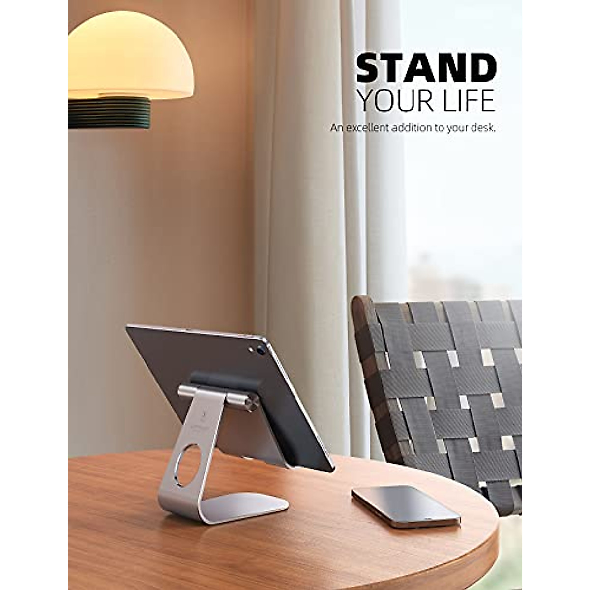 Lamicall Adjustable Tablet Stand and Portable Laptop Stand Bundle