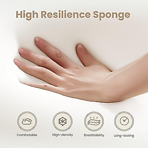 PHI VILLA Brown Bar Stools Set of 4-24 inch Counter Stools for Kitchen Island, Counter Height Bar stools