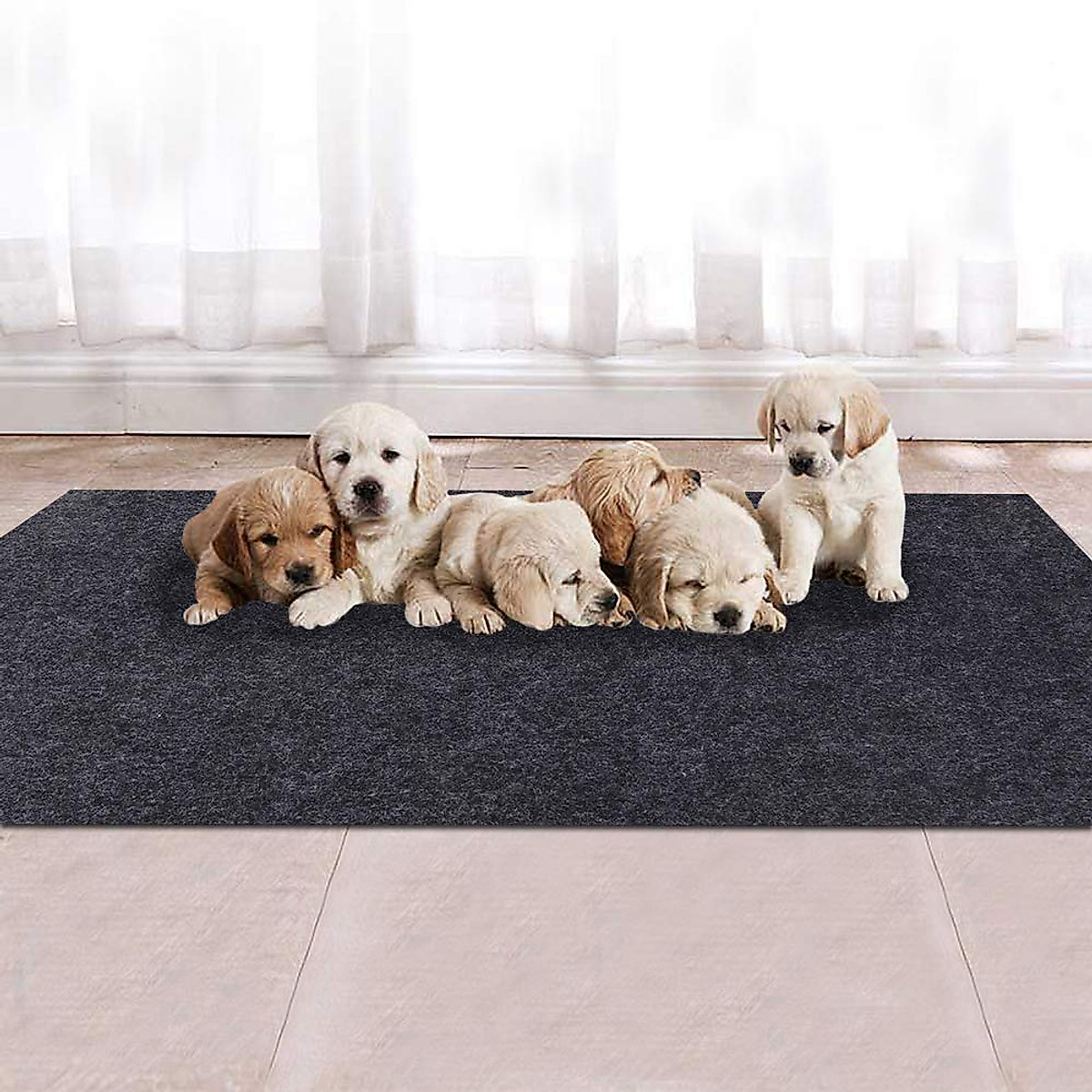 Sszhen Whelping Box Liner Mat,Washable and Reusable Puppy Pad,Premium Absorbent Urine pet Mat,Under The Dog Crate Mat,Protect Your Floor, Furniture or Any Other Area from Liquid Leakage (36"×72")