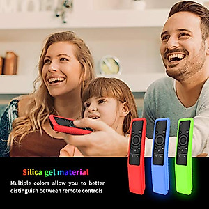 3-Pack Protective Case for Samsung Smart TV Remote Control BN59 Series, Light Weight Kids-Friendly Anti Slip Shockproof Silicone Samsung tv Remote Case Cover for Samsung Smart 4K Ultra HDTV Remote