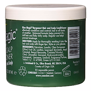 Blue Magic Conditioner, Hair & Scalp, Bergamot, 12 Oz