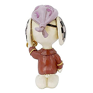 Enesco Jim Shore Peanuts Halloween Snoopy Pirate Miniature Figurine, Multicolor