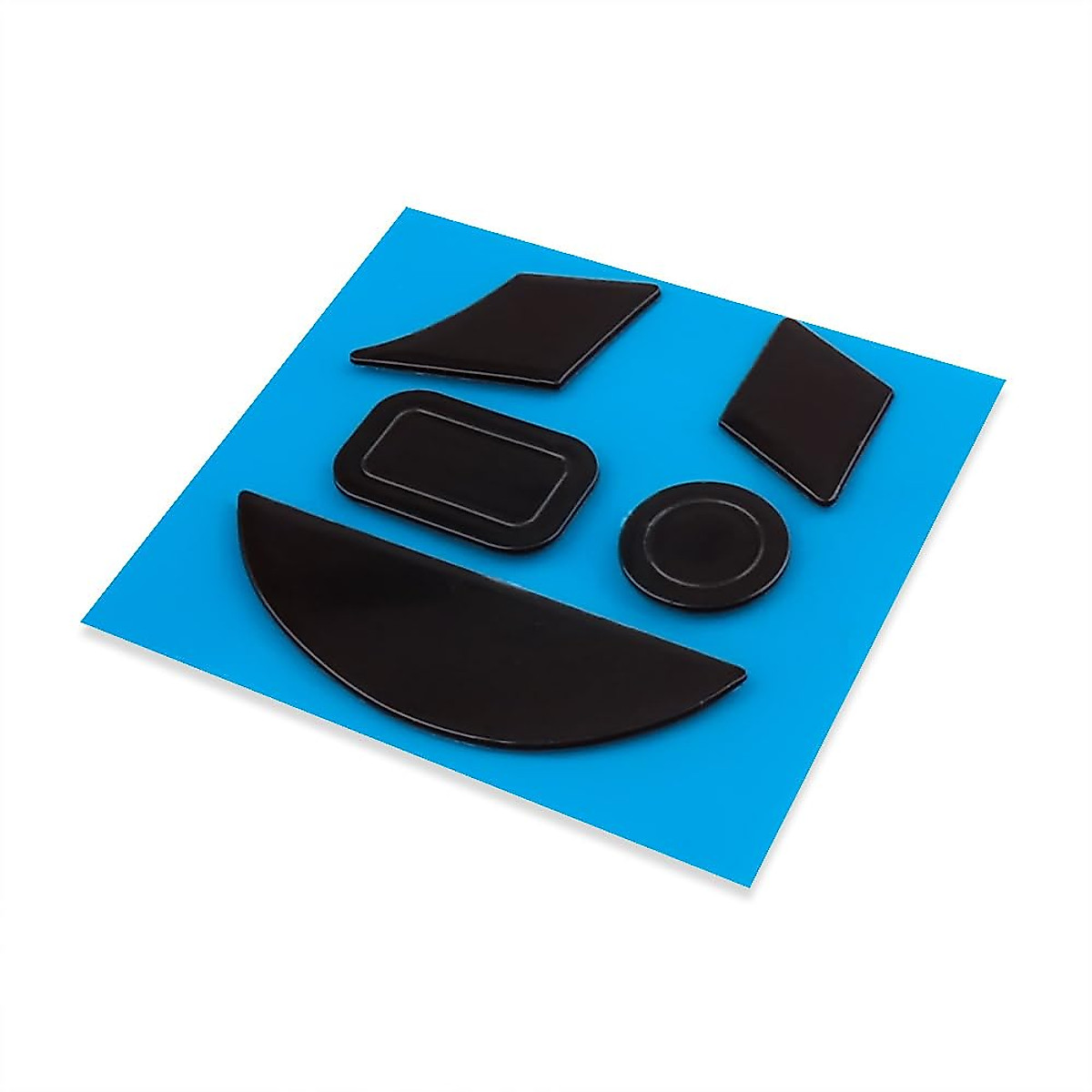 2 Sets Rounded Curved Edges Mouse Skates & Mouse Feet & Mice Feet & mouseskates for Razer Naga 2014 RZ01-0104&Naga Chroma 2016 RZ01-0161 &Naga Hex V2 2016 RZ01-0160 Gaming Mouse