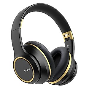 Srhythm NC15 Noise Cancelling Headphones Bluetooth Over-Ear Headset with Mic for Teens, Adults Online Class/Home Office/TV/PC/Phone