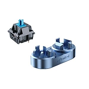 Ranked Bundle of 65 Cherry MX Blue Switches for Mechanical Gaming Keyboards Premium CNC Machined Switch Opener