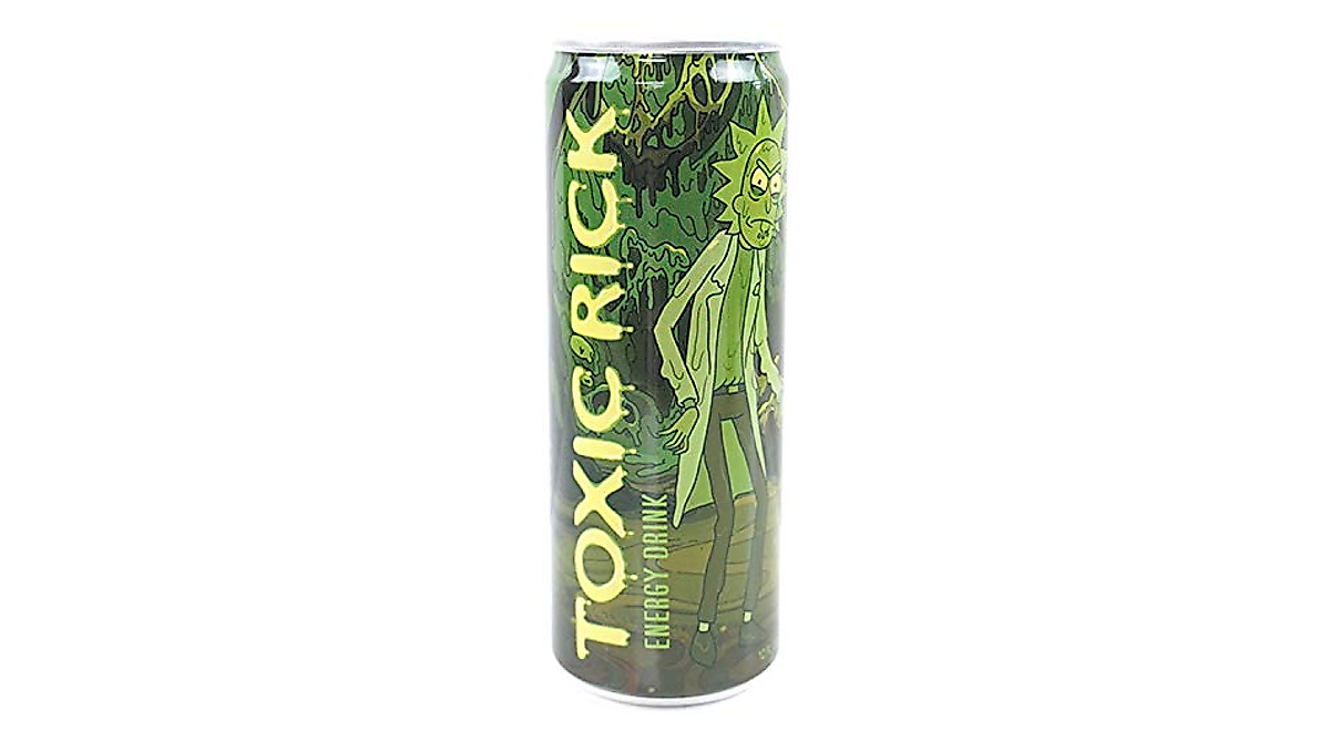 Rick and Morty Toxic Rick Energy Drink (2 Pack) with 2 Gosu Toys ...