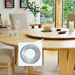 2Pack 9" Lazy Susan Hardware 5/16 Thick Turntable Bearings 750lbs Load Capacity Lazy Susan Turntable Swivel Plate Base for Rotating Table, Kitchen Storage, Serving Tray, Corner Shelves, Book Rack