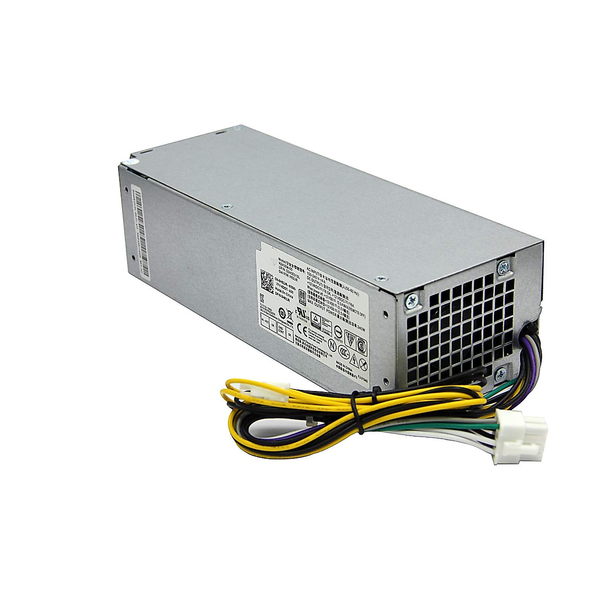 New 240W Power Supply for Dell Optiplex 3040 3046 3250 3650 3656 5040 7040 (SFF) B240NM-00 D240EPN-00 AC240EM-00 L240EPM-00 L240AM-00 H240EM-00 P/N: THRJK 4GTN5 4R1KT D7GX8 HGRMH