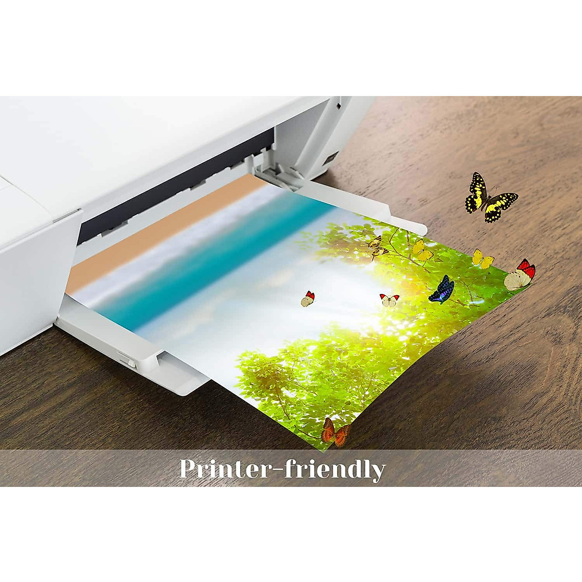 Vellum Paper, Cridoz 50 Sheets Vellum Transparent Paper 8.5 x 11 Inches Translucent Clear Paper for Printing Sketching Tracing Drawing Animation Wedding Invitations