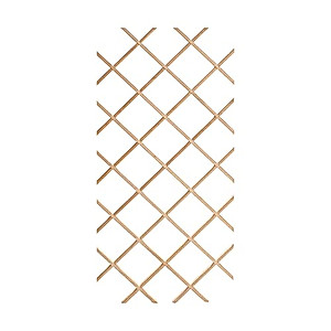 American Pro Décor 14-Bottle Trimmable Wine Rack Lattice Panel Inserts in Unfinished Solid North American Alder