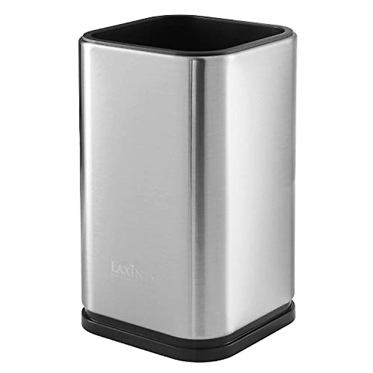 Stainless Steel Kitchen Utensil Holder, Kitchen Caddy, Utensil Organizer, Modern Rectangular Design, 6.7” by 4” (utensils not included)