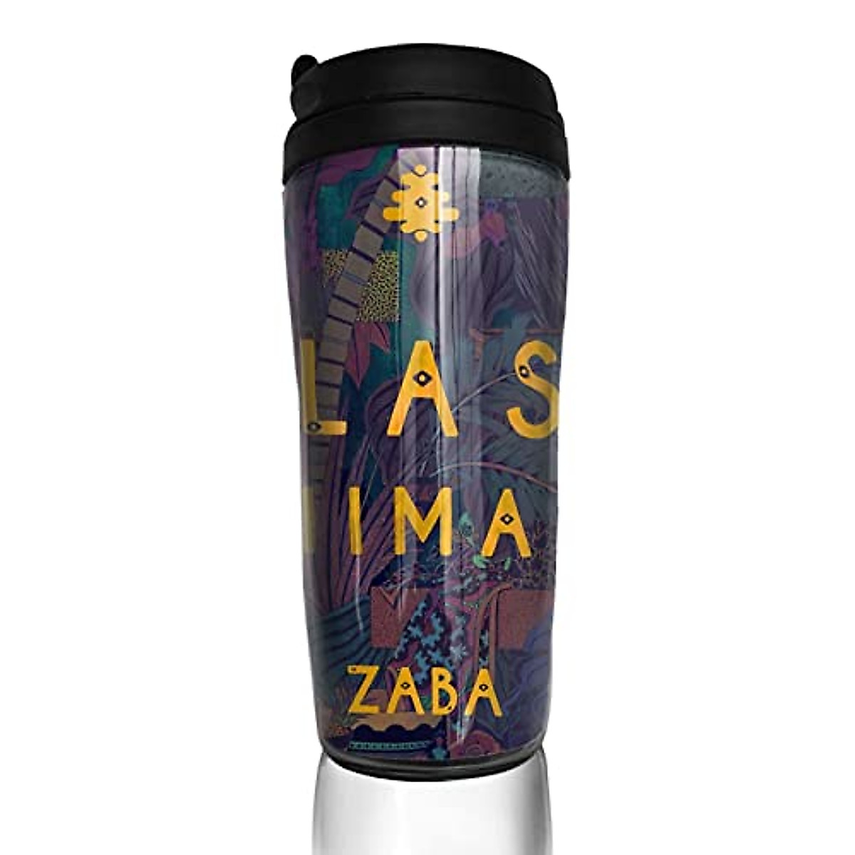 LOREBUTY Glass Band Animals Coffee Mug With Lids 12oz Insulated Car Mugs Double Wall Vacuum Reusable Travel Coffee Cup For Hot/Ice Drinks Coffee Teas