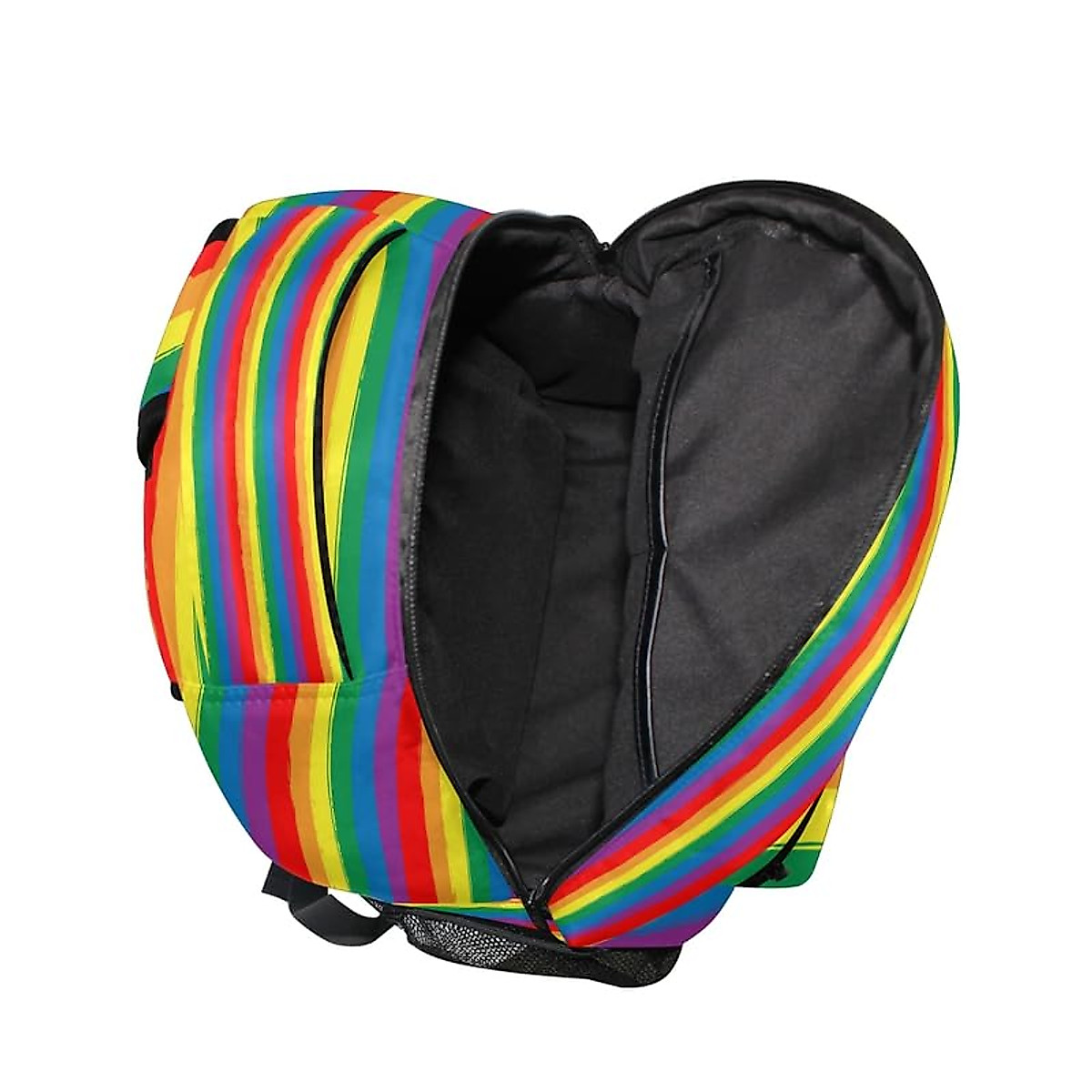 Rainbow Respect Pride Flag Backpacks Student Backpack Big For Girls Kids Elementary School Shoulder Bag Bookbag