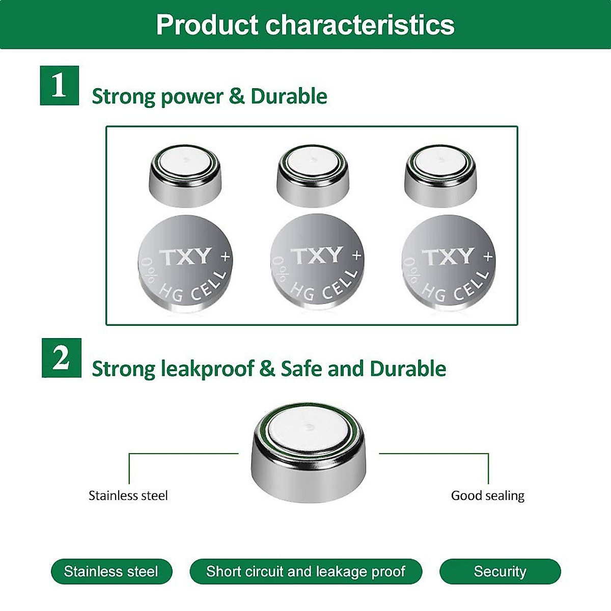 TXY 10pcs/Card AG3 Alkaline Cell Batteries 392A L736 LR41 392 SR41SW CX41 45mAh Long Lasting Button Batteries for Watch Toys Remote