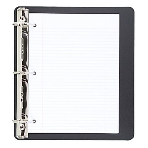 Mead 1-1/2Inch Zipper Binder, 3 Ring Binder, Heavy Duty, PRO Platinum, Gray/Black (72862)