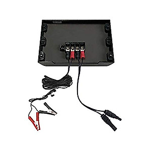 ACOPOWER ProteusX 20A 12V/24V Waterproof Charge Controller with Alligator Clips and Solar Connectors