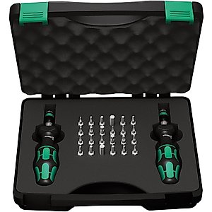 Wera - 5074738001 Kraftform 7440/41 Torque Screwdriver 0.3-3.0 Nm and Bit Set, 26-Piece