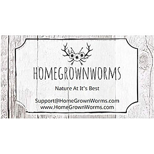 HomeGrownWorms.com - 2000+ Red Wigglers (2LBS) - Composting Red Wiggler Worms - Live Delivery Guaranteed! - Vermicomposting Garden Red Wrigglers - Eisenia Fetida