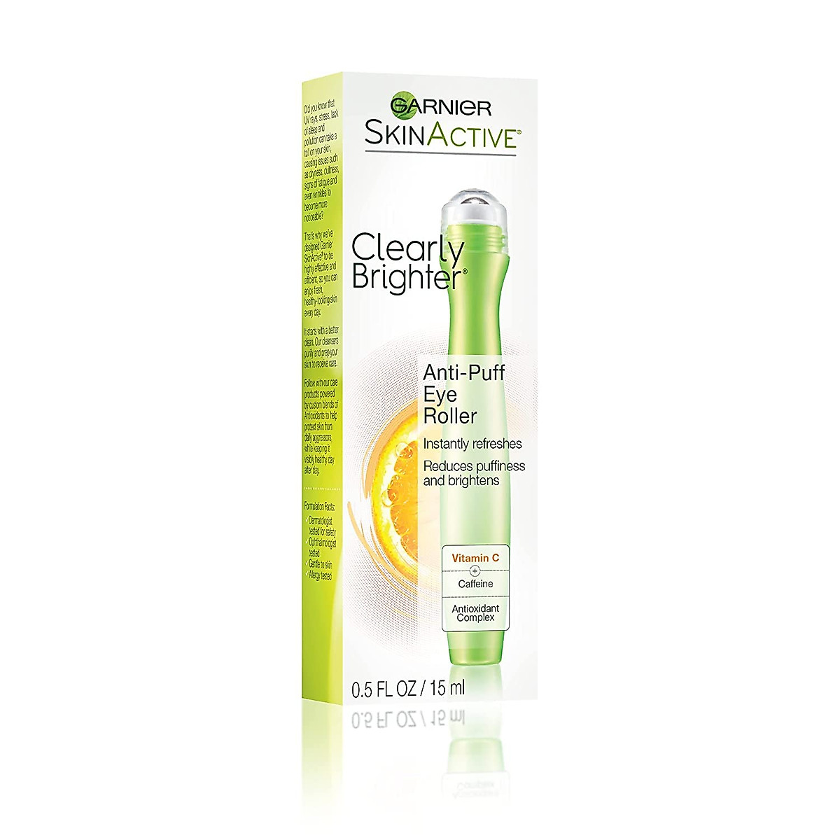 Garnier SkinActive Clearly Brighter Anti-Puff Eye Roller 0.5 oz (Pack of 3)