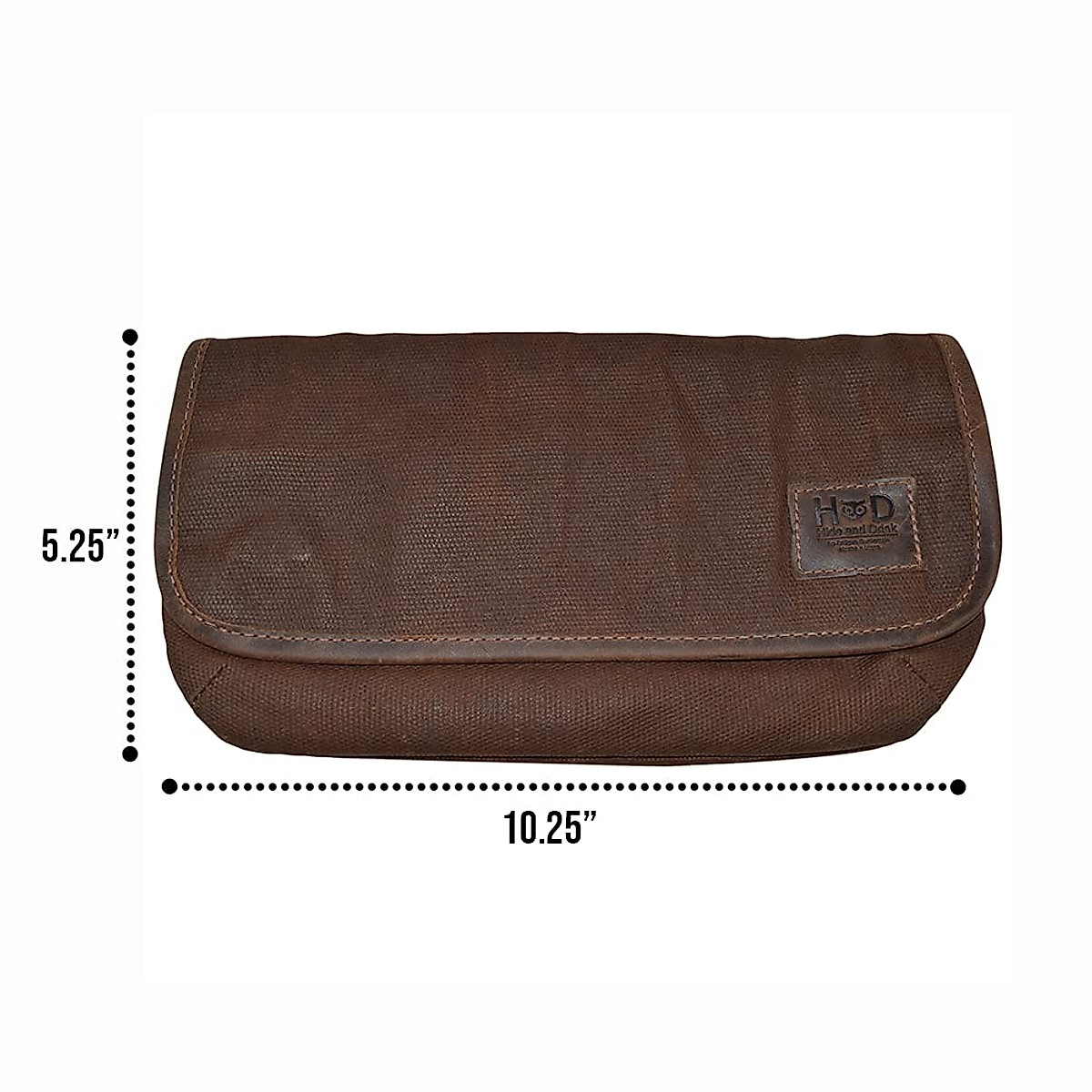 Hide & Drink, Carrying Case Compatible with Switch, Urban Travel Pouch, Soft Storage Bag, Scratch & Bump Protection, Minimalist Essentials, Waxed Canvas, Handmade, Honey Bourbon