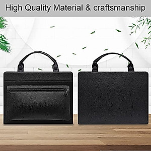LiuShan 2 in 1 Protective Case + Portable Bag for 14" Lenovo Yoga 9i 14/ThinkBook 14s G2 ITL & Dell Inspiron 14 7490/Latitude 7410 7420 7430/Latitude 7410 7420 7430 2-in-1[Not fit Latitude 7400],Black